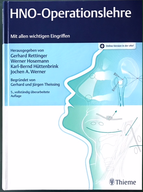 Dr. Dr. Jürgen Abrams ist Co-Autor in der "HNO-Operationslehre"